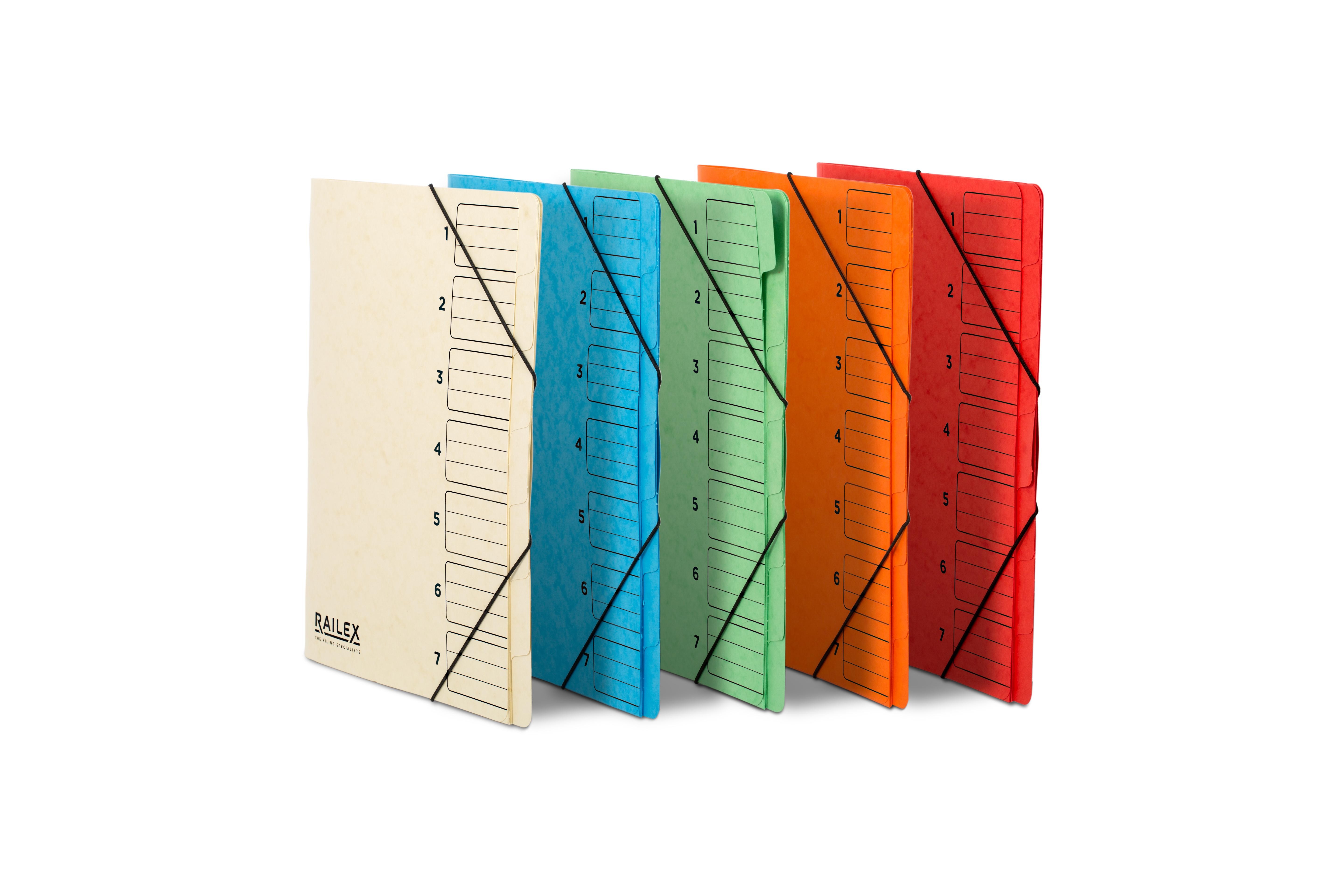 Railex - Railex 7 Part File A4 350gsm PK10 | Railex the Filing Specialists